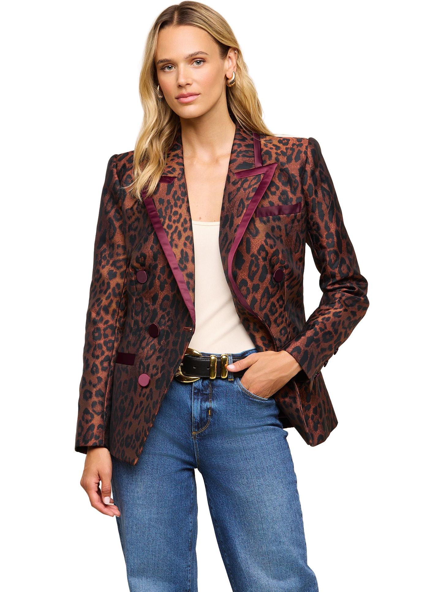 L'AGENCE L'Agence Kyomi Jacquard Blazer
